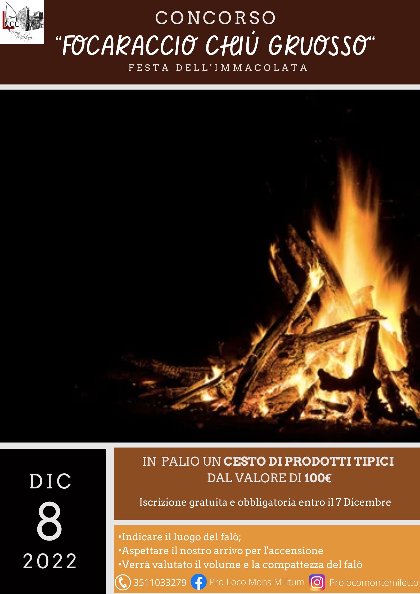 Concorso “Focaraccio chiù gruosso” - Punta L'Obbiettivo