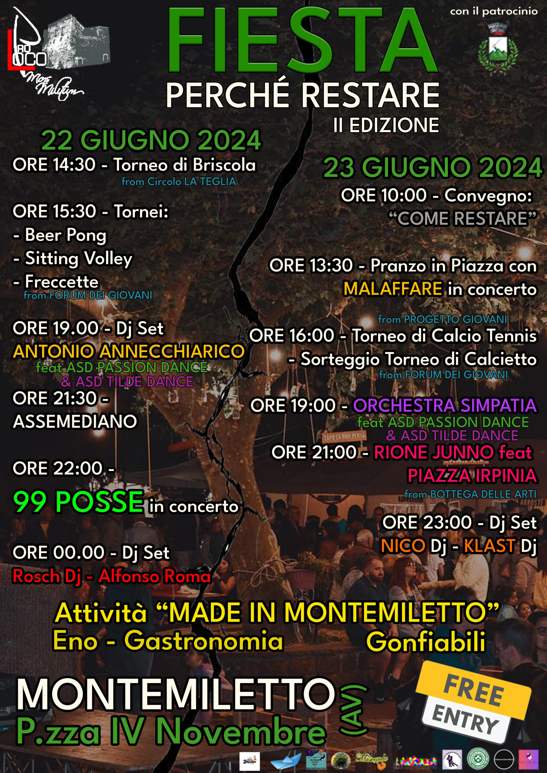 "FIESTA- Perche Restare" - Punta L'Obbiettivo